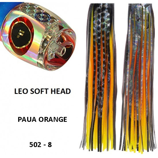 Frontiera Leo Soft Head Game Lure - Paua Orange